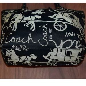 Coach | Bags | Gorgeous Coach Horse Carriage Pleated Bag | Poshmark
